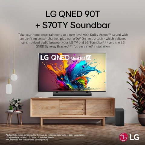 מקרן קול 3.1.1 ערוצים כולל סאבוופר אלחוטי אל ג'י LG SQ70TY